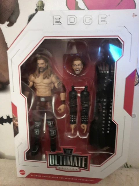 MATTEL WWE ULTIMATE Edition Edge Figure wwf ecw wcw aew elite cm punk £ ...