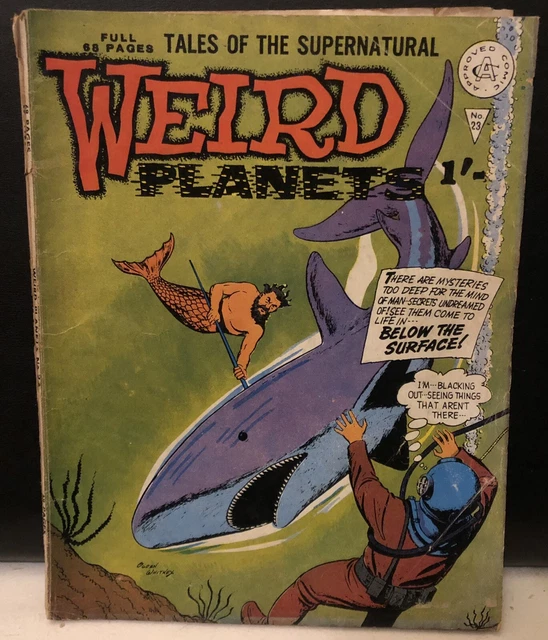 WEIRD PLANETS #27 Comic Alan Class Silver Age UK Comic Silver Age ...