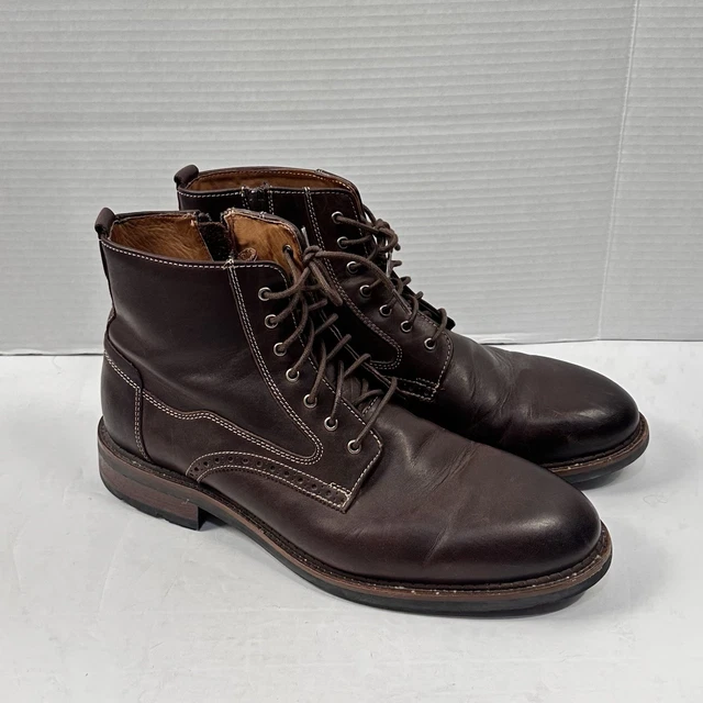 JOHNSTON & MURPHY Fullerton Plain Toe Boot Sz 9.5 £63.61 - PicClick UK