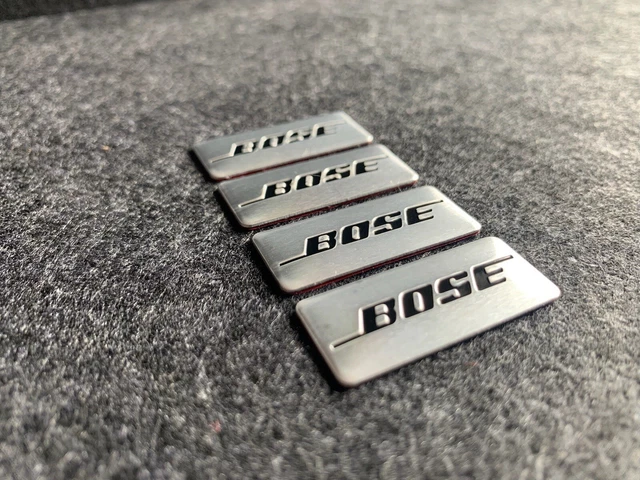 4 X BOSE Lautsprecher Aufkleber Sticker Audio - Aluminium Emblem EUR 6 ...