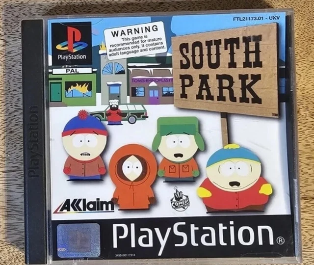 SOUTH PARK SONY PlayStation 1 PS1 PSONE Game Manual Complete PAL Black ...