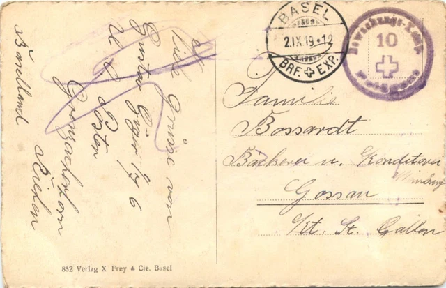 BASEL - BARFÜSSERPLATZ -701706 EUR 11,50 - PicClick DE