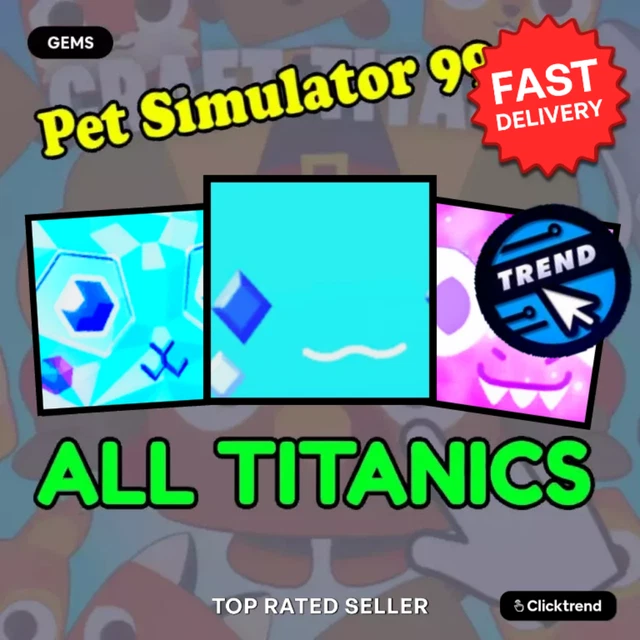 🔥RESTOCK + DISCOUNTS🔥 Pet Simulator 99 Titanic Pets | Ps99 - Pet Sim 99 ...