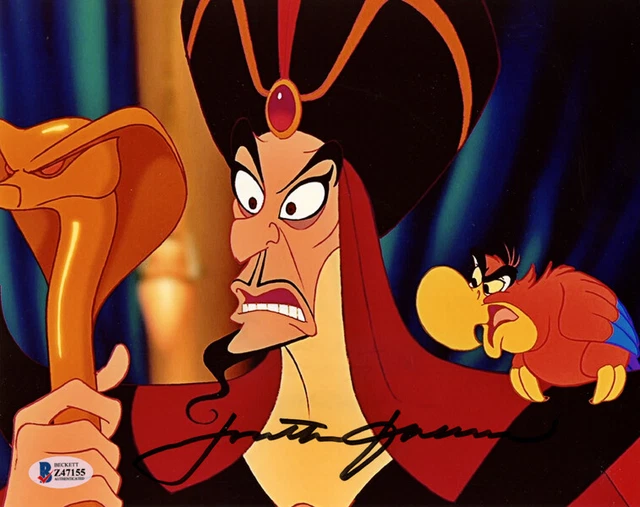 Jonathan Freeman Signed 8x10 Photo Voice Of Jafar Aladdin Disney