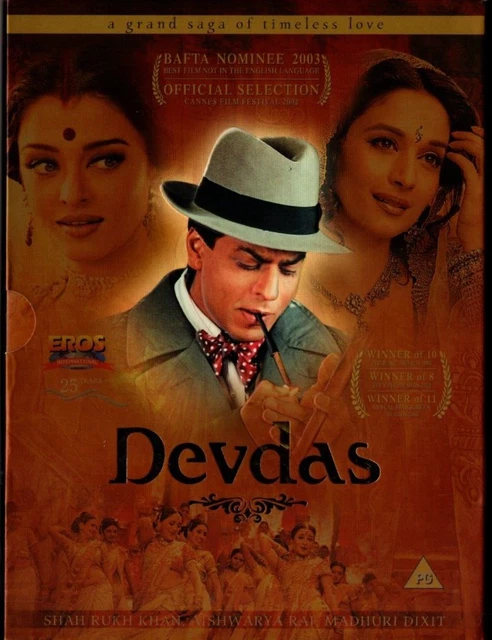 DEVDAS - EROS BOLLYWOOD 3 DVD SET -Shah Rukh, Madhuri, Aishwaria Hindi & English EUR 70,51 ...