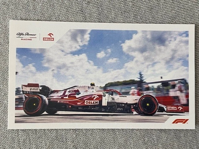ADESIVO TOPPS FORMULA 1 Formula 1 F1 Stagione 2021 177 Widescreen Alfa ...
