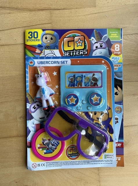 BBC GO JETTERS Magazine 98 - Ubercorn Set Figure Stickers *NEW* £5.91 ...