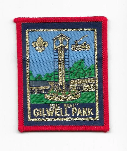 GILWELL PARK 'BIG Mac' Wood Badge Woven Patch Boy Scouts of America BSA ...