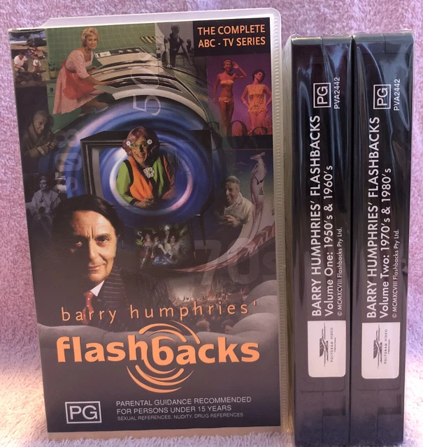 NEW SEALED VHS FLASHBACKS Barry Humphries The Complete ABC TV Series Dame Edna $29.00 - PicClick AU