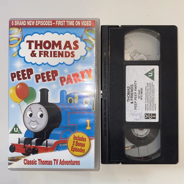 THOMAS THE TANK Engine And Friends Peep Peep Party Vhs Video Children’s ...