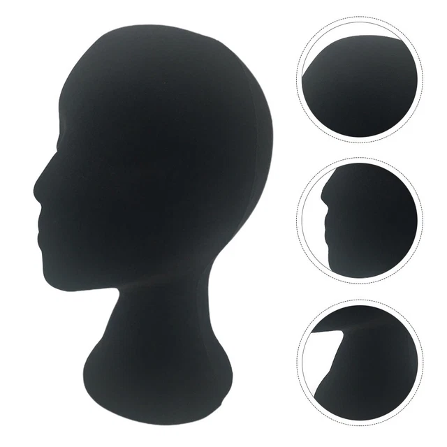 ARTIFICIAL FEMALE HEAD Mold Bald Head Model Wig Making Display Head $29 ...