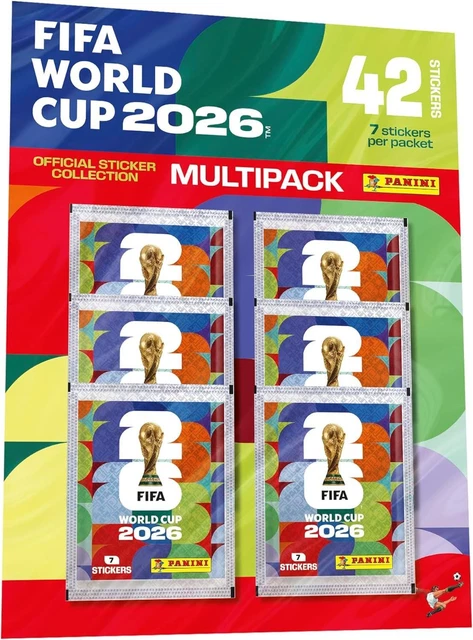 FIFA WORLD CUP 2026 Sticker Collection Multipack £8.50 - PicClick UK