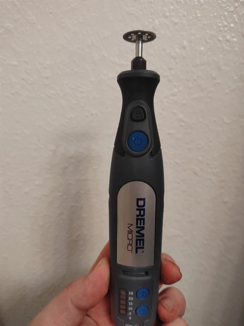 HERRAMIENTA ELÉCTRICA GIRATORIA inalámbrica Sweet Dremel Micro 8050, funciona, sin cargador ...