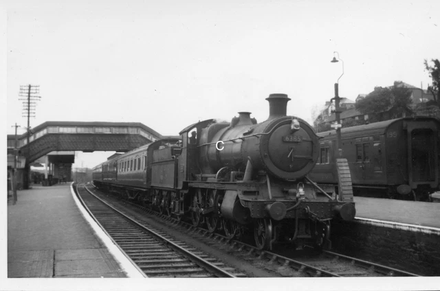 BRITISH RAILWAY B.R Photograph - Steam Loco 6385 At Okehampton 15/07 ...
