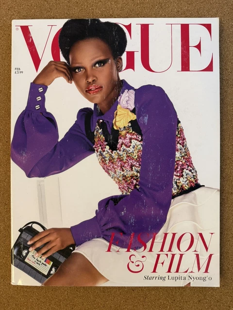 VOGUE UK MAGAZINE Lupita Nyong'o February 2020 Vintage British Fashion ...