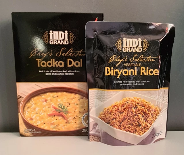 INDI GRAND TADKA Dal and Vegetable Biryani Rice Kit - Serves 2 EUR 4,62 ...