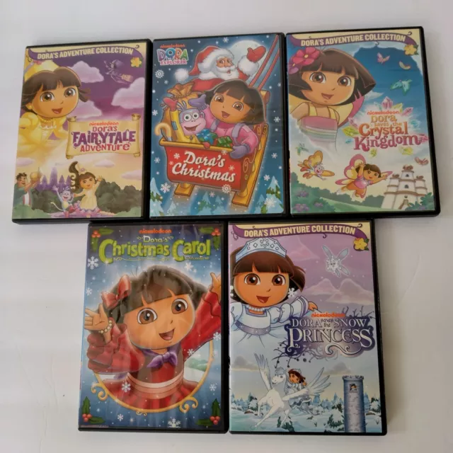 Dora The Explorer Nickelodeon Nick Jr Tv Show Dvds Lot Of 7 Movies