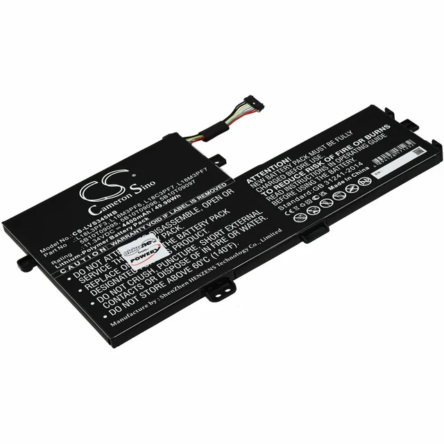 AKKU FÜR LAPTOP Lenovo IdeaPad S340-15IML(81NA) 11,34V 4400mAh/49,9Wh ...
