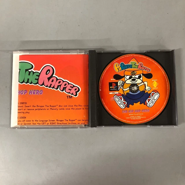 POSTER PLAYSTATION 1 PaRappa the Rapper Game PS1 Ritmo Gioco Vintage ...