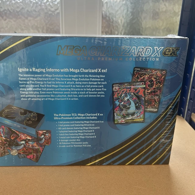 POKEMON TCG MEGA Charizard x EX Ultra-Premium Collection UPC - New ...