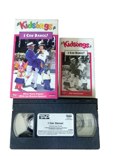 KIDSONGS VHS I Can Do It I Can Dance Print Ad 1998 8x11 Great To Frame ...