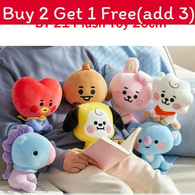 BT21 BTS KPOP Seated Doll 20cm Baby Plush Toy TATA COOKY CHIMMY SHOOKY MANG KOYA £7.78 - PicClick UK