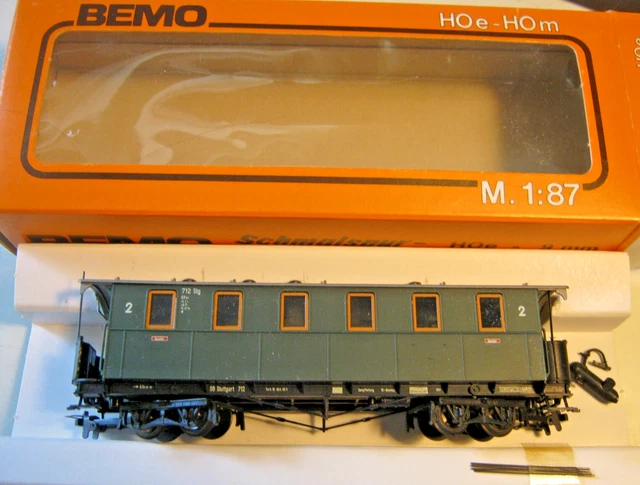 BEMO 3008 H0E Passenger Car KB4i 2Nd Class Of The DB 712 Stg In OVP £42 ...