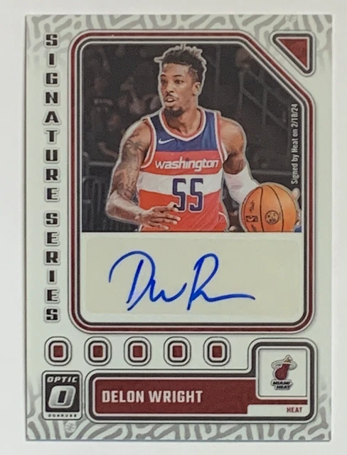 2023-24 PANINI DONRUSS série optique signature Delon Wright #SS-WGT EUR ...