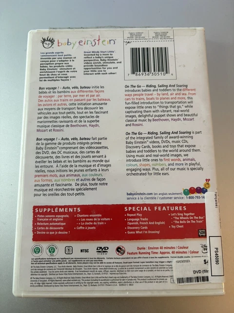 BABY EINSTEIN: ON The Go - Riding, Sailing And Soaring (DVD, 2005 ...
