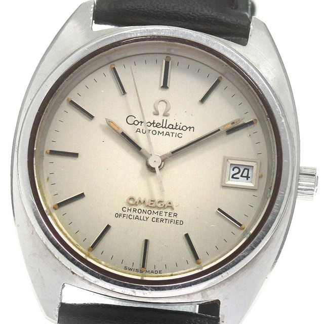 OMEGA CONSTELLATION 168.0056 cal.1011 Date Silver Dial Automatic Men's ...