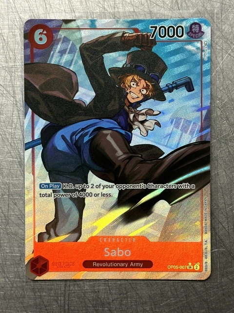 One Piece CCG Sabo Card V5 ONE PIECE Card Awakening Of The New Era OP05 ...