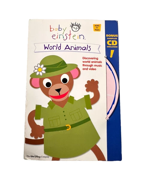 BABY EINSTEIN BABY Dolittle World Animals VHS Tape W/CD Rare $34.45 ...
