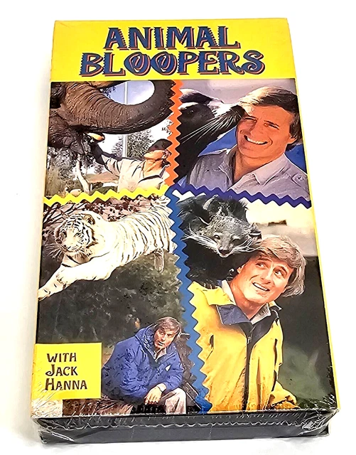 ANIMAL BLOOPERS WITH Jack Hanna VHS 1994 Brand New Sealed £7.98 ...