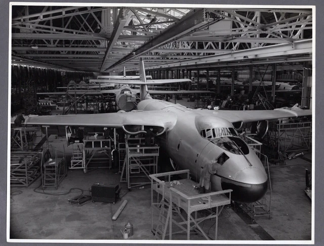 VICKERS VALIANT PRODUCTION Weybridge Large Vintage Photo £24.95 ...