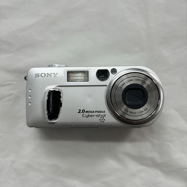 SONY CYBER-SHOT DSC-P2 Mpeg Movie Digital Camera Silver Spares/Repair ...