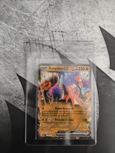 CARTE POKÉMON KORAIDON EX 124/197 EV03 Flammes Obsidiennes Neuve FR EUR ...