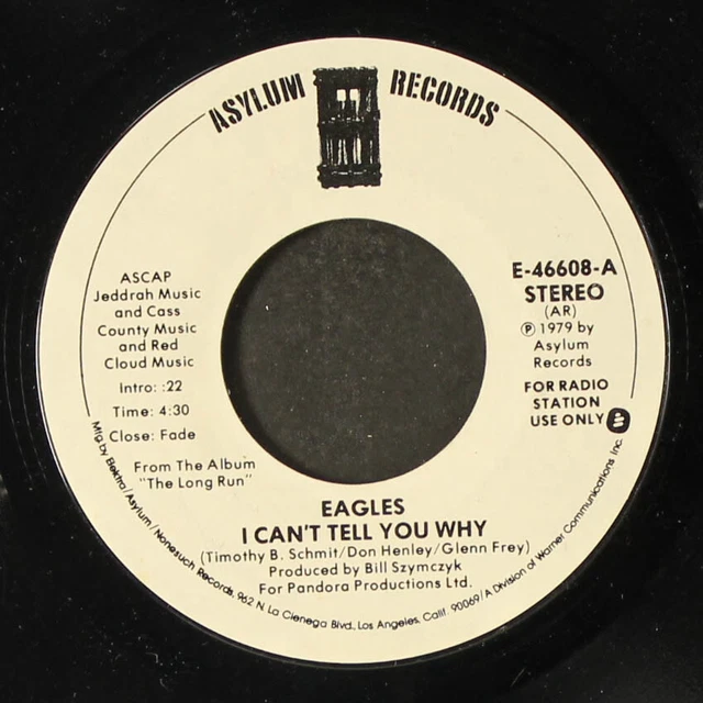 EAGLES : I can't tell you why ASYLUM 7" simple 45 tr/min EUR 5,53 ...