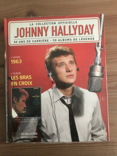 JOHNNY HALLYDAY LES bras en croix 1963 - LIVRE + CD - la collection ...