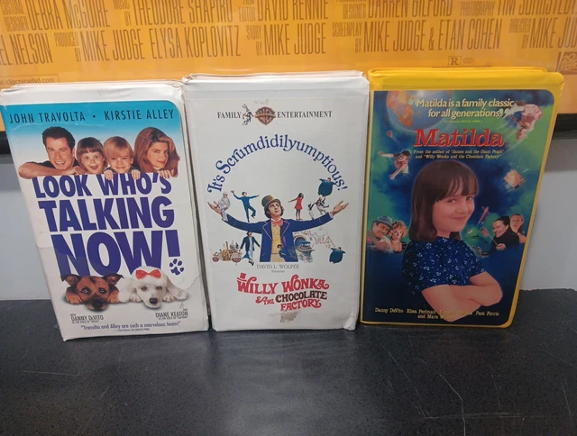 VHS LOT LOOK Whos Talking Willy Wonka Matilda $11.03 - PicClick CA