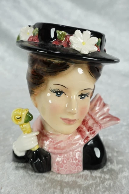 MARY POPPINS HEAD Vase 1964 Walt Disney Prod. Enesco Made In Japan ...
