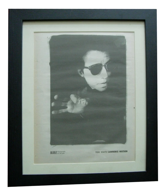 TOM WAITS+PHOTO+PICTURE+POSTER+AD+RARE ORIGINAL 1987+Framed+Express ...