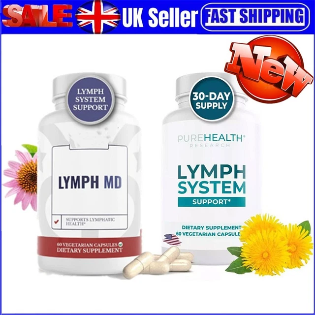 LYMPH MD LYMPHATIC Drainage Supplement Nation Health Lymph System ...