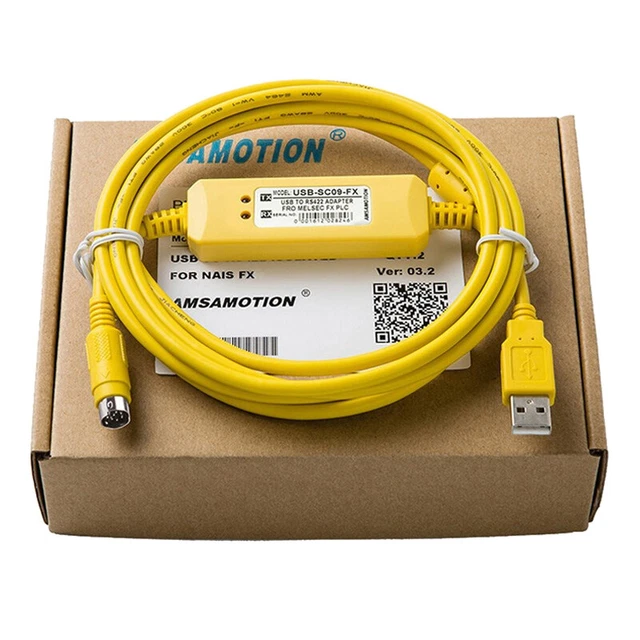PROGRAMMING CABLE USB-SC09-FX for Mitsubishi PLC Programming Cable ...