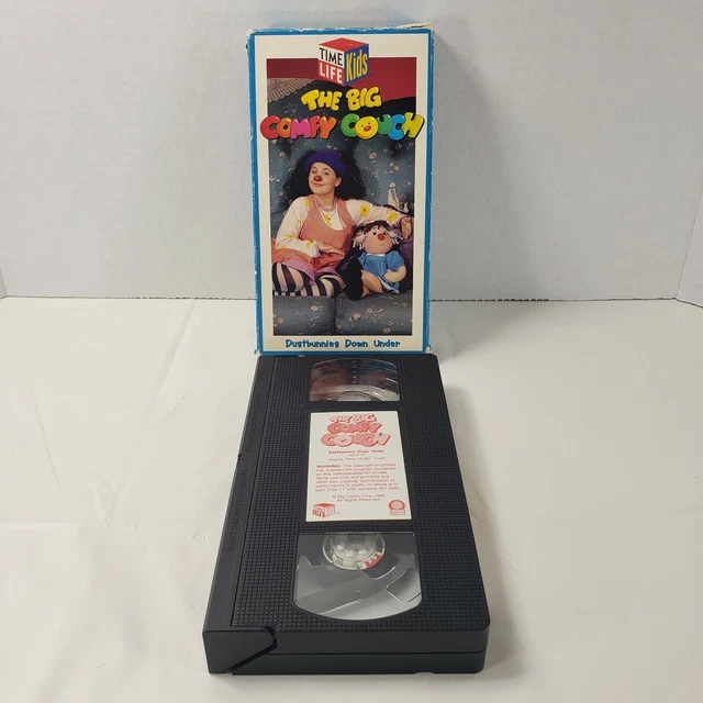 THE BIG COMFY Couch VHS Tape Dustbunnies Down Under Time Life Kids 1995 ...