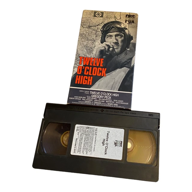 TWELVE O'CLOCK HIGH (VHS 1994) Gregory Peck Premiere Series 1949 ...