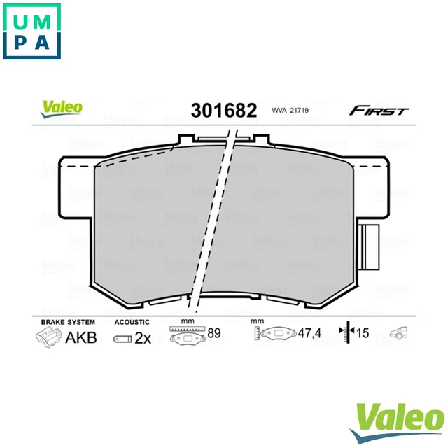 BRAKE PAD SET Disc Brake 301682 For Suzuki Neo/Baleno Swift/Iii Sx4 ...