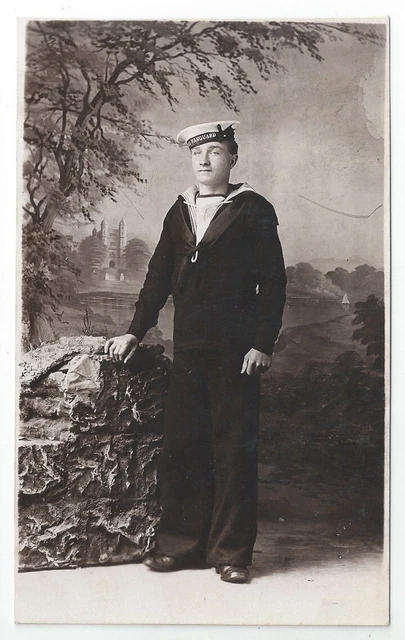 HMS VANGUARD ST Vincent class Battleship CREW Sailor RP PC £14.51 ...