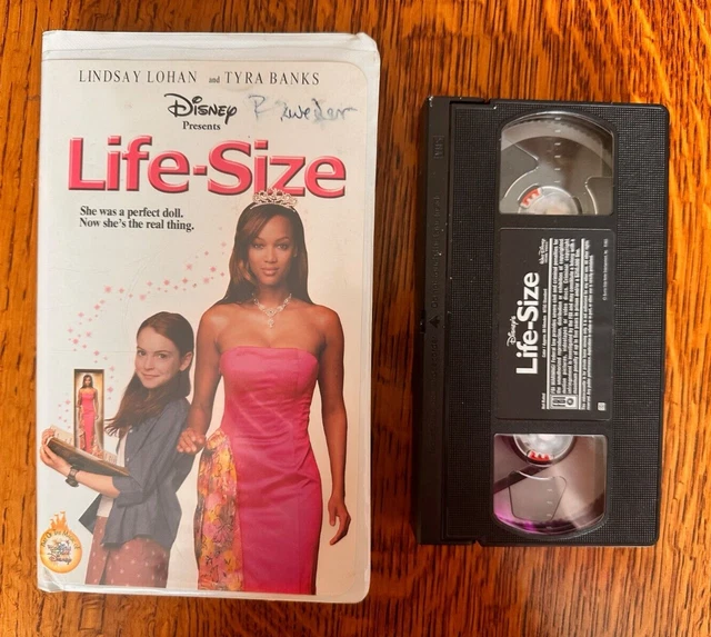 DISNEY LIFE-SIZE VHS - Tyra Banks Lindsay Lohan - Clamshell Case $23.50 ...
