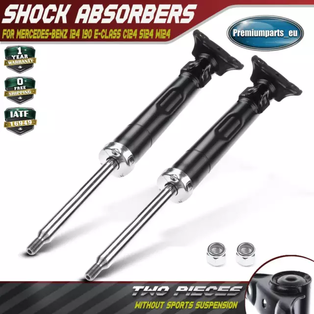 2X SHOCK ABSORBERS Front for Mercedes-Benz 124 190 E-Class C124 S124 ...