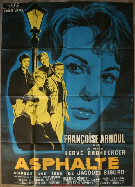 ASPHALTE AFFICHE CINÉMA Originale / French Movie Poster Françoise ...